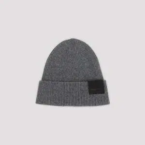 TOM FORD Ribbed Cashmere Beanie - Grey
