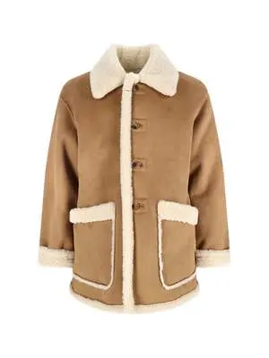 DUNST Front Shell Jacket - Brown