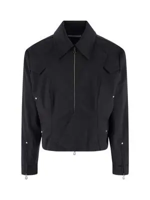 KIKO KOSTADINOV Wool Blend Tailored Jacket - Black