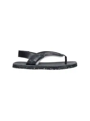 KIKO KOSTADINOV Leather Thong-style Sandals With Sculptural Straps - Black