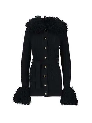 PATOU Knitted Cardigan With Embellished Collar And Cuffs