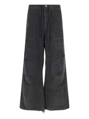 ENTIRE STUDIOS Organic Cotton Trousers - Black
