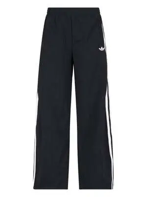 Adidas Wide-leg Track Pants With Side Stripes - Black