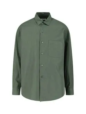 KAPTAIN SUNSHINE Cotton-silk Button-up Shirt - Green