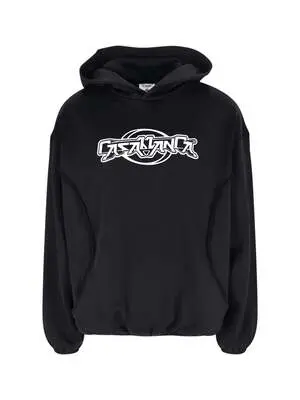 Casablanca Graphic Pullover Hoodie - Black
