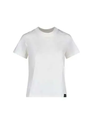COURREGES 100% Cotton Essential T-shirt - White