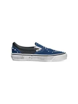 VANS Embellished Canvas Low Top Sneakers - Blue