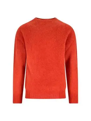 Howlin' Inspired 100% Fine Wool Sweater For - Orange