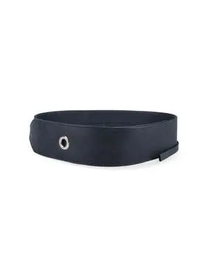Paloma Wool Lwg Leather Belt With Metallic Hardware - Blue