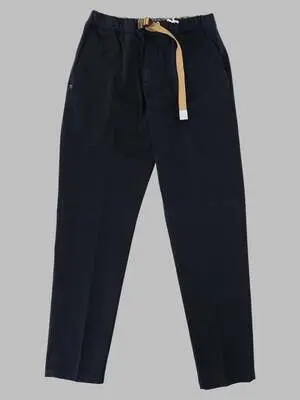 WHITE SAND Stretch Cotton Trousers - Multicolour