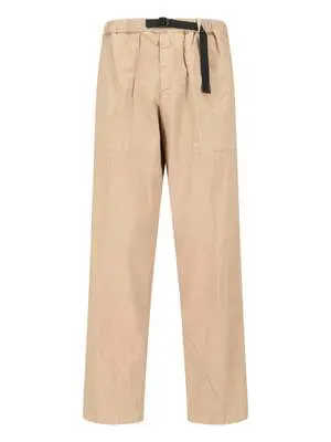 WHITE SAND Light & Natural Stretch Cotton Trousers - Beige