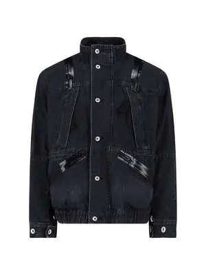 Sacai Cotton Poplin Jacket - Black