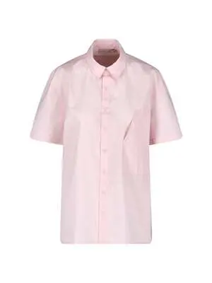 Paloma Wool Organic Cotton Short Sleeve Shirt - Pink