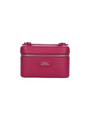 Marc Jacobs Split Cow Leather Handbag With Polyurethane Coating - Pink