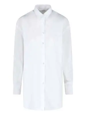 FINAMORE 1925 100% Cotton Classic Button-down Shirt - White