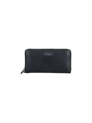 Marc Jacobs Leather Zip-around Wallet - Black