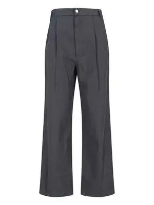 LOW CLASSIC Low Rise Classic Cotton Trousers For - Grey
