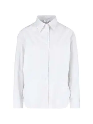 Filippa K Striped Cotton Poplin Shirt - White