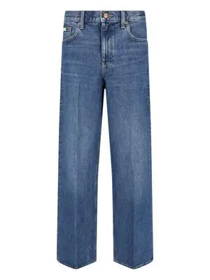 Calvin Klein High-rise Wide-leg Jeans - Blue