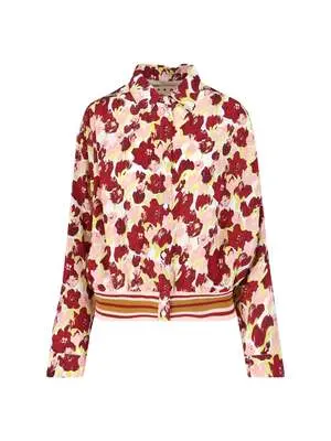 Marni Floral Print Silk Shirt - Multicolour