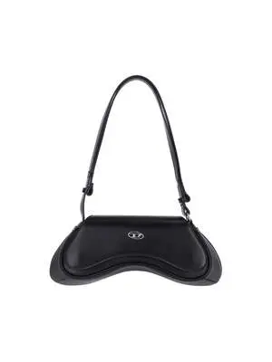 DIESEL® Leather Shoulder Bag - Black