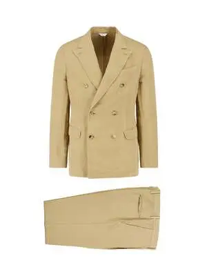 Boglioli Double-breasted Linen Suit Set