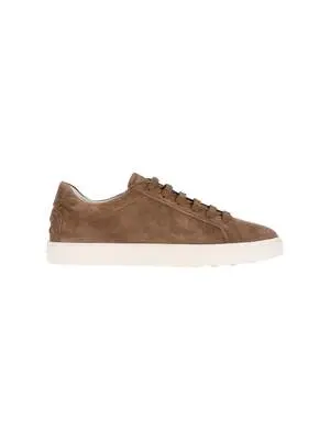 TOD`S Tod's Calf Leather Flap Sneakers - Brown