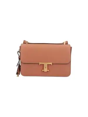 TOD`S Tod's Luxury Calf Leather Flap Bag - Brown
