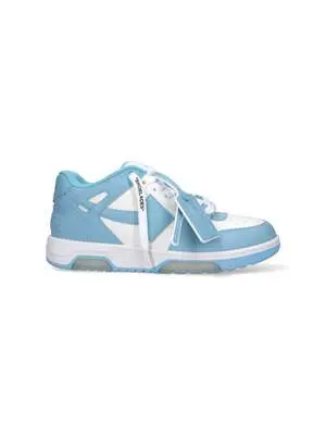 Off-White Quote" Low-top Leather Sneakers - White