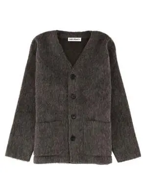 Our Legacy Fuzzy Button-front Cardigan Jacket - Grey