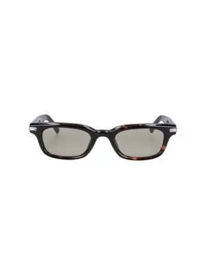 Chimi Rectangular Acetate Sunglasses - Brown