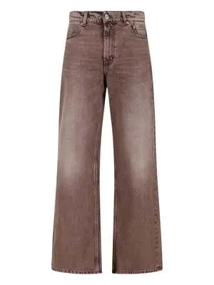 Our Legacy Relaxed Fit Jeans In Organic & Recycled Cotton - Brown