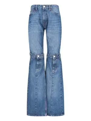 Coperni 100% Cotton Denim Jeans - Blue