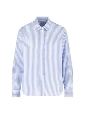 MC2 SAINT BARTH 100% Cotton Shirt - Light Blue