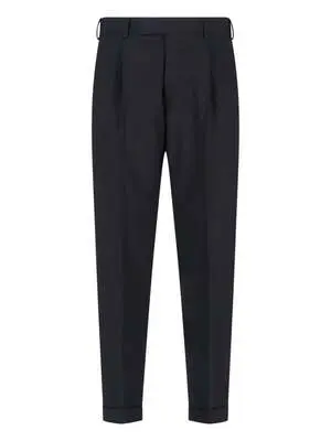 PT TORINO PT TORINO Wool-Blend Stretch Trousers Black