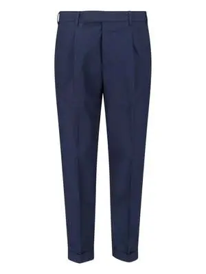 PT TORINO Cotton-wool Trousers - Blue