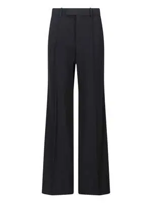 Phoebe Philo Wide-leg Tailored Trousers - Black
