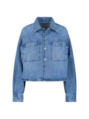 Alexander Wang Cropped Denim Jacket