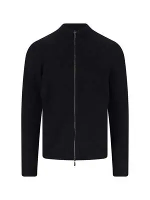 DRUMOHR 100% Lambswool Crewneck Sweater - Black