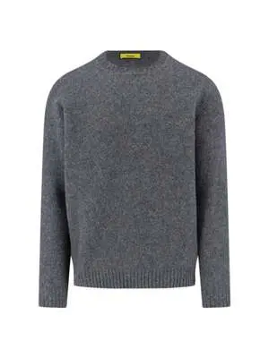 DRUMOHR DRUMOHR 100% Lambswool Crewneck Sweater Grey