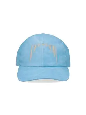 Rick Owens Embroidered Cotton Baseball Cap - Blue