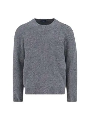 DRUMOHR 100% Cashmere Turtleneck Sweater - Grey