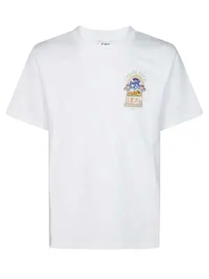 Casablanca Classic Organic Cotton T-shirt For - Bianco