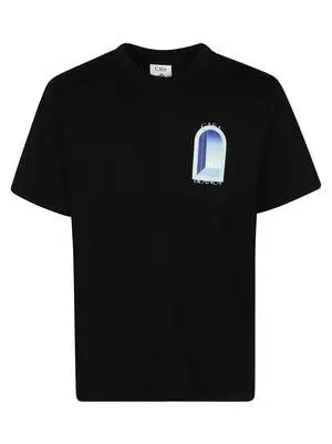 Casablanca Classic Organic Cotton T-shirt - Nero