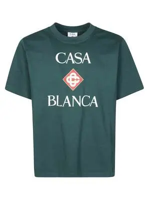 Casablanca Classic Organic Cotton T-shirt - Verde