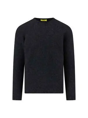 DRUMOHR 100% Lambswool Crewneck Sweater - Grey