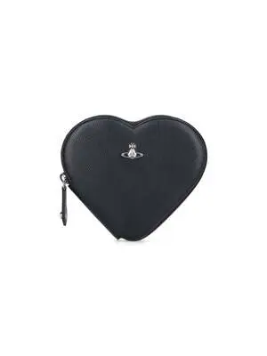 VIVIENNE WESTWOOD Heart Shaped Shoulder Bag - Black