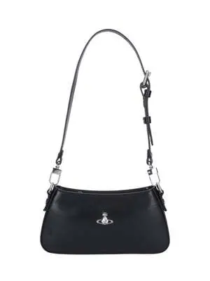 VIVIENNE WESTWOOD Italian Cow Leather Shoulder Bag