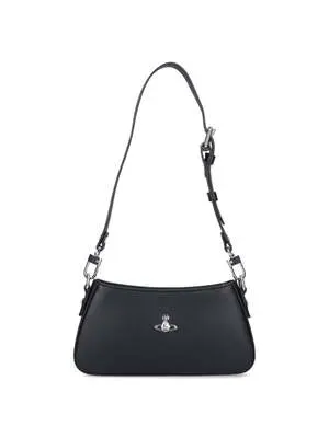 VIVIENNE WESTWOOD Sleek Polyurethane Mini-style Handbag - Black