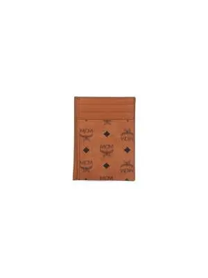 Mcm Leather-trim Bifold Wallet - Brown